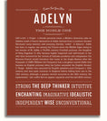 Adelyn | Name Art Print – Name Stories