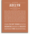 Adelyn | Name Art Print – Name Stories
