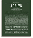 Adelyn | Name Art Print – Name Stories