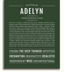 Adelyn | Name Art Print – Name Stories