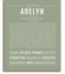 Adelyn | Name Art Print – Name Stories