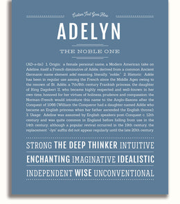 Adelyn | Name Art Print – Name Stories