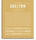 Adelynn | Name Art Print – Name Stories