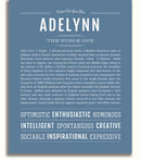 Adelynn | Name Art Print – Name Stories