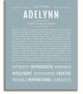 Adelynn | Name Art Print – Name Stories