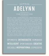 Adelynn | Name Art Print – Name Stories