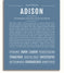 Adison | Name Art Print – Name Stories