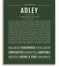 Adley | Name Art Print – Name Stories