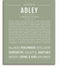 Adley | Name Art Print – Name Stories