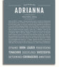 Adrianna | Name Art Print – Name Stories
