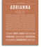 Adrianna | Name Art Print – Name Stories