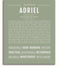 Adriel | Name Art Print – Name Stories