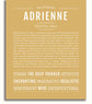 Adrienne | Name Art Print – Name Stories