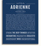 Adrienne | Name Art Print – Name Stories