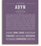 Adyn | Name Art Print – Name Stories