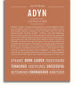 Adyn | Name Art Print – Name Stories