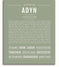 Adyn | Name Art Print – Name Stories