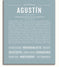Agustin | Name Art Print – Name Stories