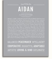 Aidan | Name Art Print – Name Stories