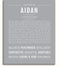 Aidan | Name Art Print – Name Stories