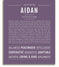 Aidan | Name Art Print – Name Stories