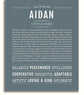 Aidan | Name Art Print – Name Stories