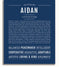 Aidan | Name Art Print – Name Stories