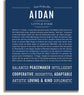 Aidan | Name Art Print – Name Stories