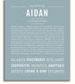Aidan | Name Art Print – Name Stories