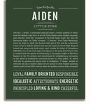 Aiden | Name Art Print – Name Stories