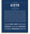 Aidyn | Name Art Print – Name Stories