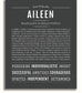 Aileen Personalized Name Meaning Art Prints – Name Stories