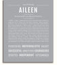Aileen | Name Art Print – Name Stories