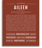 Aileen | Name Art Print – Name Stories