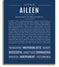 Aileen Personalized Name Meaning Art Prints – Name Stories