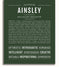 Ainsley | Name Art Print – Name Stories