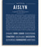 Aislyn | Name Art Print – Name Stories