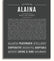 Alaina | Name Art Print – Name Stories