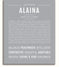 Alaina | Name Art Print – Name Stories