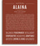 Alaina | Name Art Print – Name Stories