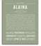 Alaina | Name Art Print – Name Stories