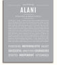 Alani | Name Art Print – Name Stories