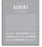 Albert | Name Art Print – Name Stories