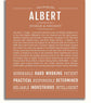Albert | Name Art Print – Name Stories