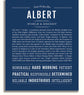Albert | Name Art Print – Name Stories