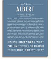 Albert | Name Art Print – Name Stories