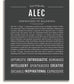 Alec | Name Art Print – Name Stories