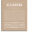 Alejandra | Name Art Print – Name Stories