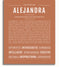 Alejandra | Name Art Print – Name Stories