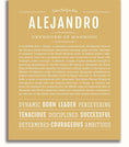 Alejandro | Name Art Print – Name Stories